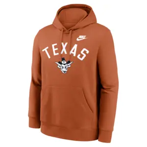 Nike Texas Legacy Arch Club College Pullover Hoodie - Orange