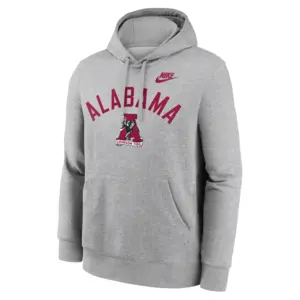 Nike Alabama Legacy Arch Club College Pullover Hoodie - Grey