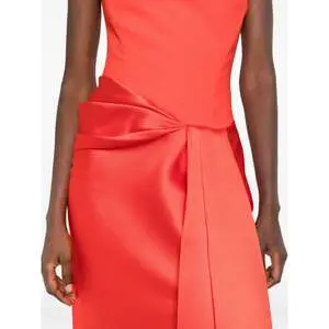 Solace London Strapless Draped Maxi Dress