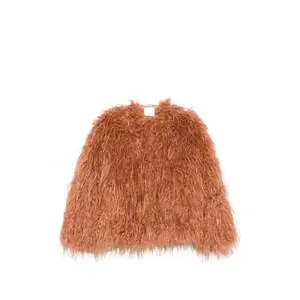 FORTE_FORTE Jackets Faux Fur & Shearling Jackets - Orange
