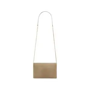 Saint Laurent Neutrals Shoulder Bags - Cream