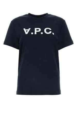 A.p.c. Midnight Cotton T-shirt - Blue