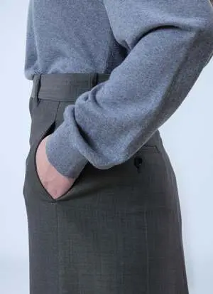 Phoebe Philo Double Slit Tailored Skirt