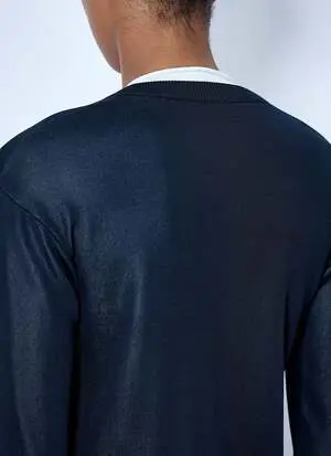 Bottega Veneta Silk Double Knit Cardigan