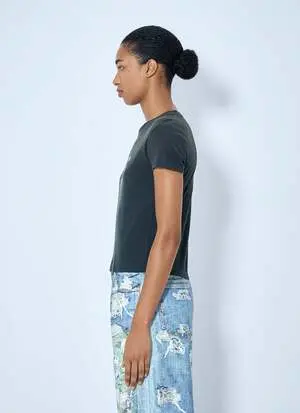 Acne Studios Fitted Logo T-shirt