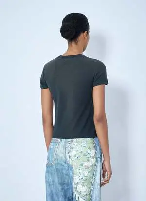 Acne Studios Fitted Logo T-shirt
