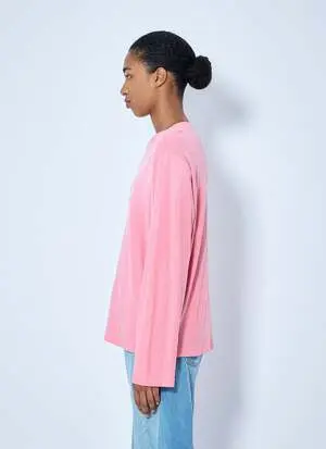 Acne Studios Sprayed 1996 Logo T-shirt - Pink