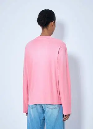 Acne Studios Sprayed 1996 Logo T-shirt - Pink