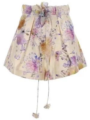 Zimmermann Shorts Luna Tuck - Multicolor