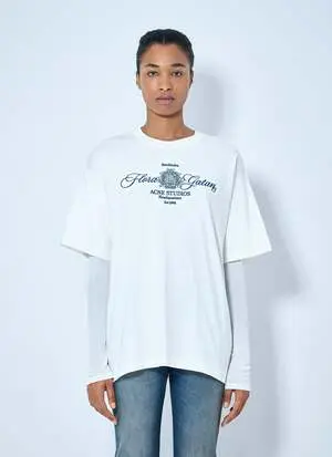 Acne Studios Embroidered T-shirt - White