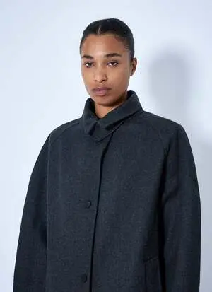 JIL SANDER Single-breasted Wool Coat