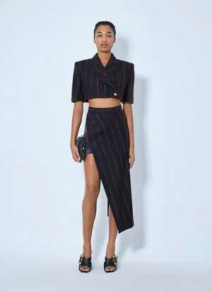 VIVIENNE WESTWOOD Cut Off One Button Blazer