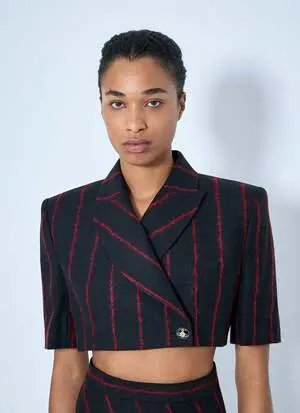 VIVIENNE WESTWOOD Cut Off One Button Blazer