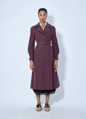 VIVIENNE WESTWOOD Belted Button-down Trench Coat