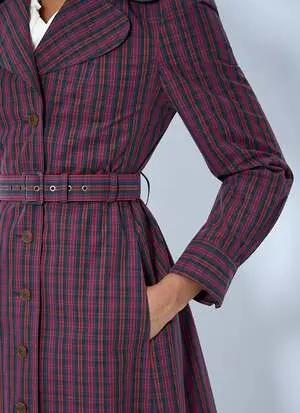 VIVIENNE WESTWOOD Belted Button-down Trench Coat