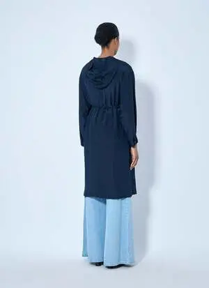Max Mara Drawstring Hooded Coat