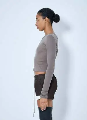 Rick Owens Asymmetric Long-sleeve Top