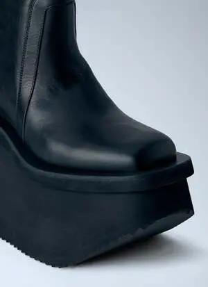 Rick Owens Factory Leather Boots