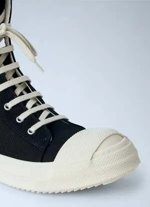Rick Owens High-top Canvas Sneakers