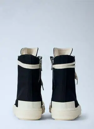 Rick Owens High-top Canvas Sneakers