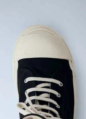 Rick Owens High-top Canvas Sneakers
