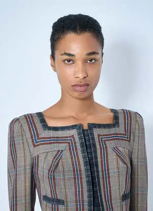 VIVIENNE WESTWOOD Judy Blazer With Peplum Hem - Gray