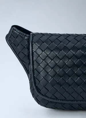 Bottega Veneta Intrecciato Woven Leather Belt Bag