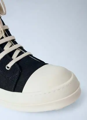 Rick Owens High-top Canvas Sneakers