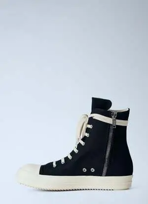 Rick Owens High-top Canvas Sneakers