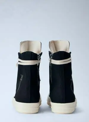 Rick Owens High-top Canvas Sneakers