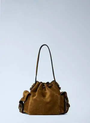 Acne Studios Multipocket Mini Bucket Bag - Brown