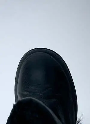 Rick Owens Fringed Mega Bumper Lunar Boots