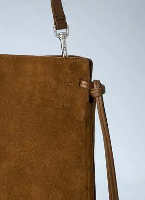 Phoebe Philo Suede Tie Pouch Crossbody Bag
