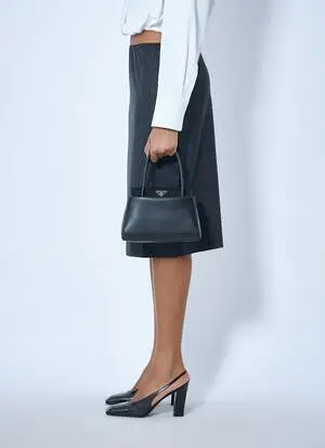 Prada Passage Small Handbag With Re-nylon Flap