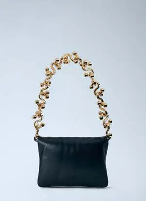Sportmax Mini Soffy Leather Handbag - Black