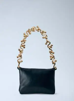 Sportmax Mini Soffy Leather Handbag - Black