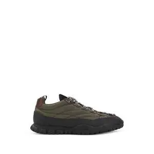 Miu Miu Ripstop Lace-up Lug Sole Sneakers - Green