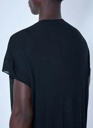 Rick Owens Jumbo Short Sleeve T-shirt - Black