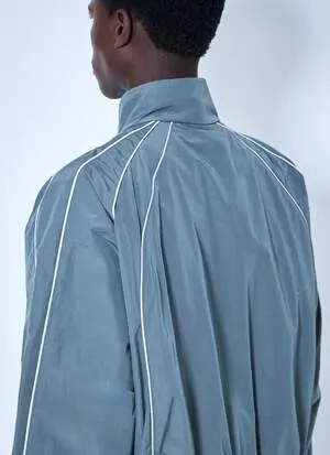 Balenciaga Zip-front Track Jacket With Contrast Piping