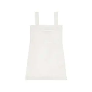 GANNI Lace Trimmed Square Neck Day Dress