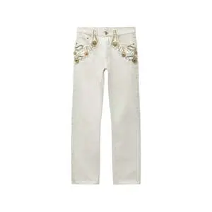 Versace Grey Denim Regular & Straight-leg Jeans