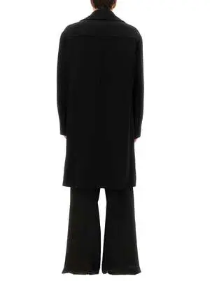 Dries Van Noten Wool Blend Double Breasted Coat