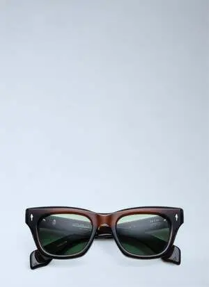JACQUES MARIE MAGE Dealan Collector's Edition Sunglasses - Brown