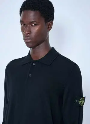 Stone Island Long Sleeve Polo Knit