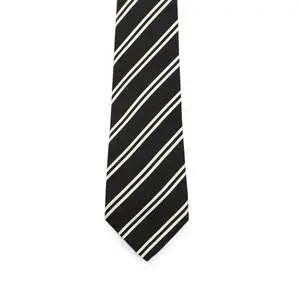 Saint Laurent Diagonal Stripe Neck Tie
