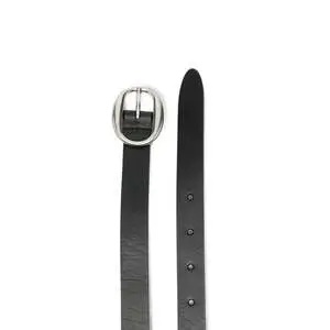 Saint Laurent Oval Buckle Belt
