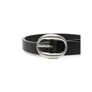 Saint Laurent Oval Buckle Belt