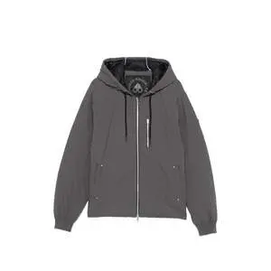 Moose Knuckles Grey Jackets Hooded Jackets - Gray