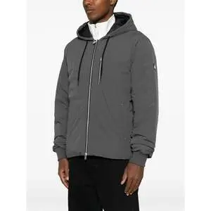Moose Knuckles Grey Jackets Hooded Jackets - Gray