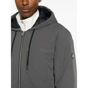Moose Knuckles Grey Jackets Hooded Jackets - Gray